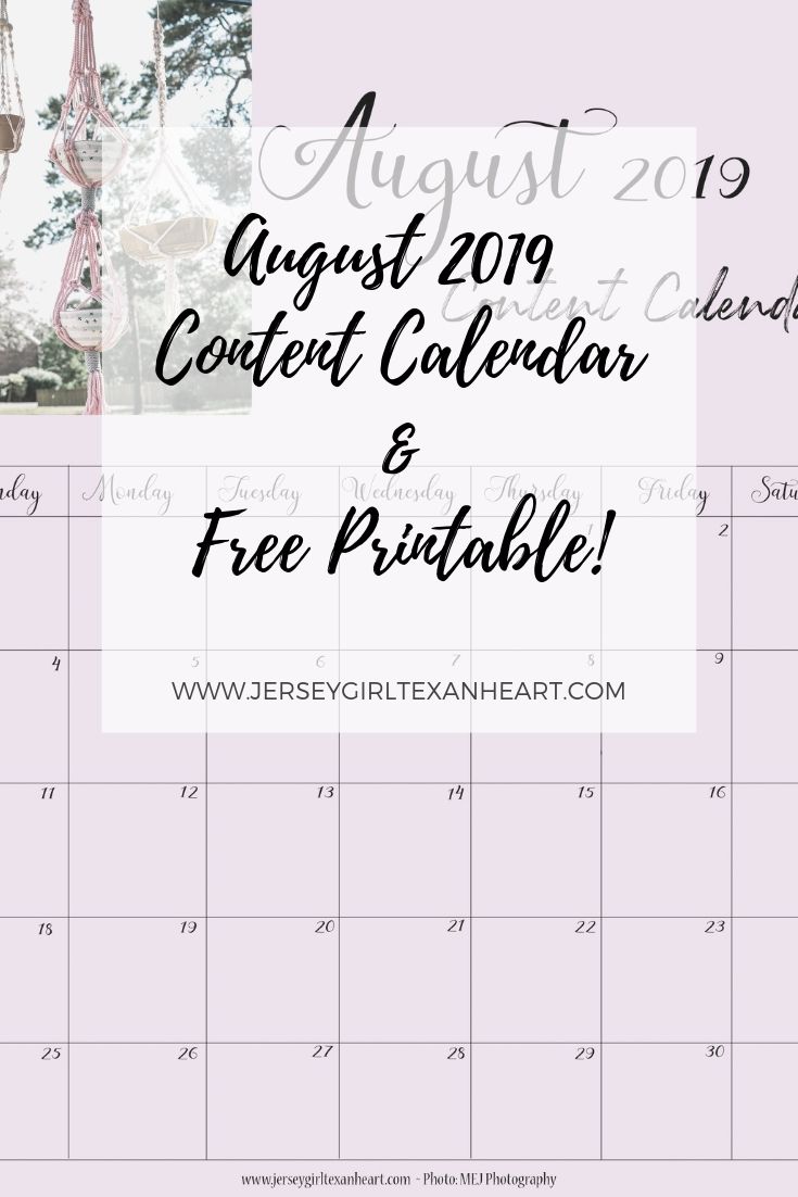 How I Schedule My Blog Content and a Free Printable! - Monica Hayworth