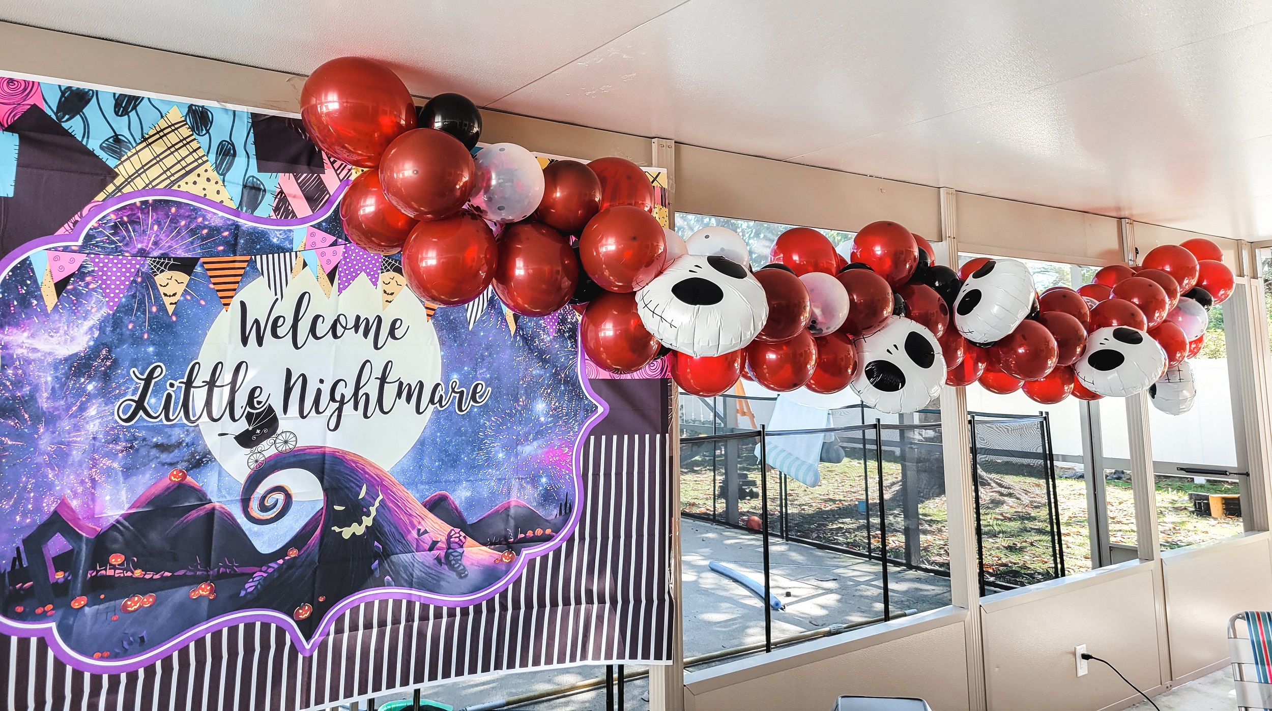 Welcome Little Nightmare Baby Shower (Nightmare Before Christmas themed ...
